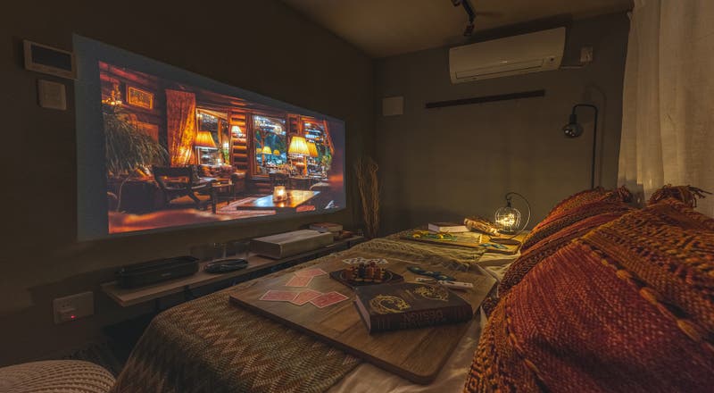 スペモ🥀学割🧑‍🎓デート❤プロジェクター🎥女子会💎映画鑑賞🎬️ゲーム🎮️800_Atelier北千住