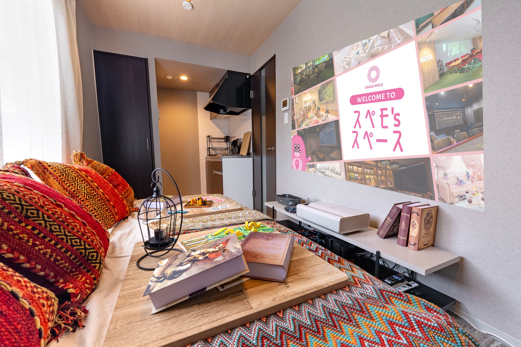 スペモ🥀クリスマス🎄学割🧑‍🎓デート❤プロジェクター🎥女子会💎映画鑑賞🎬️ゲーム🎮️800_Atelier北千住の写真2