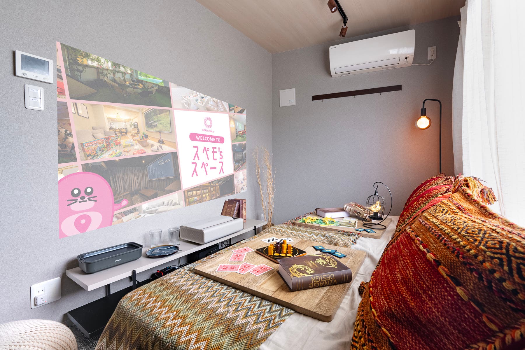 スペモ🥀クリスマス🎄学割🧑‍🎓デート❤プロジェクター🎥女子会💎映画鑑賞🎬️ゲーム🎮️800_Atelier北千住の写真11