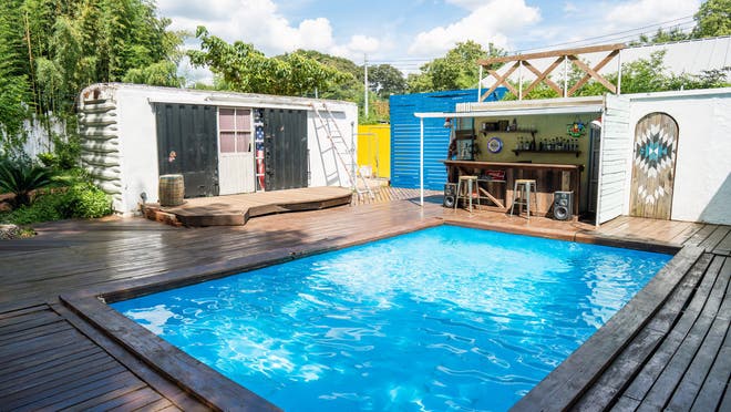 貸し切りプール可能!森の中にある開放感のあるスタジオです!BBQやドッグランにもいかがでしょうか?の写真3