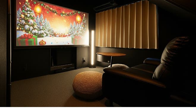 New🎉 平塚駅30秒。完全貸切のプライベートシアター 🍿飲食OKの写真1