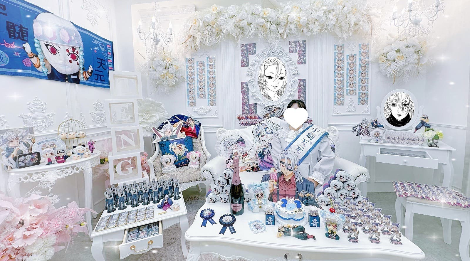 【浅草橋撮影スタジオ】王朝風姫系×オトナ可愛いピンク×エレガントの3ゾーンで撮影｜推しの生誕祭｜コスプレ｜ポートレートに最適の写真5