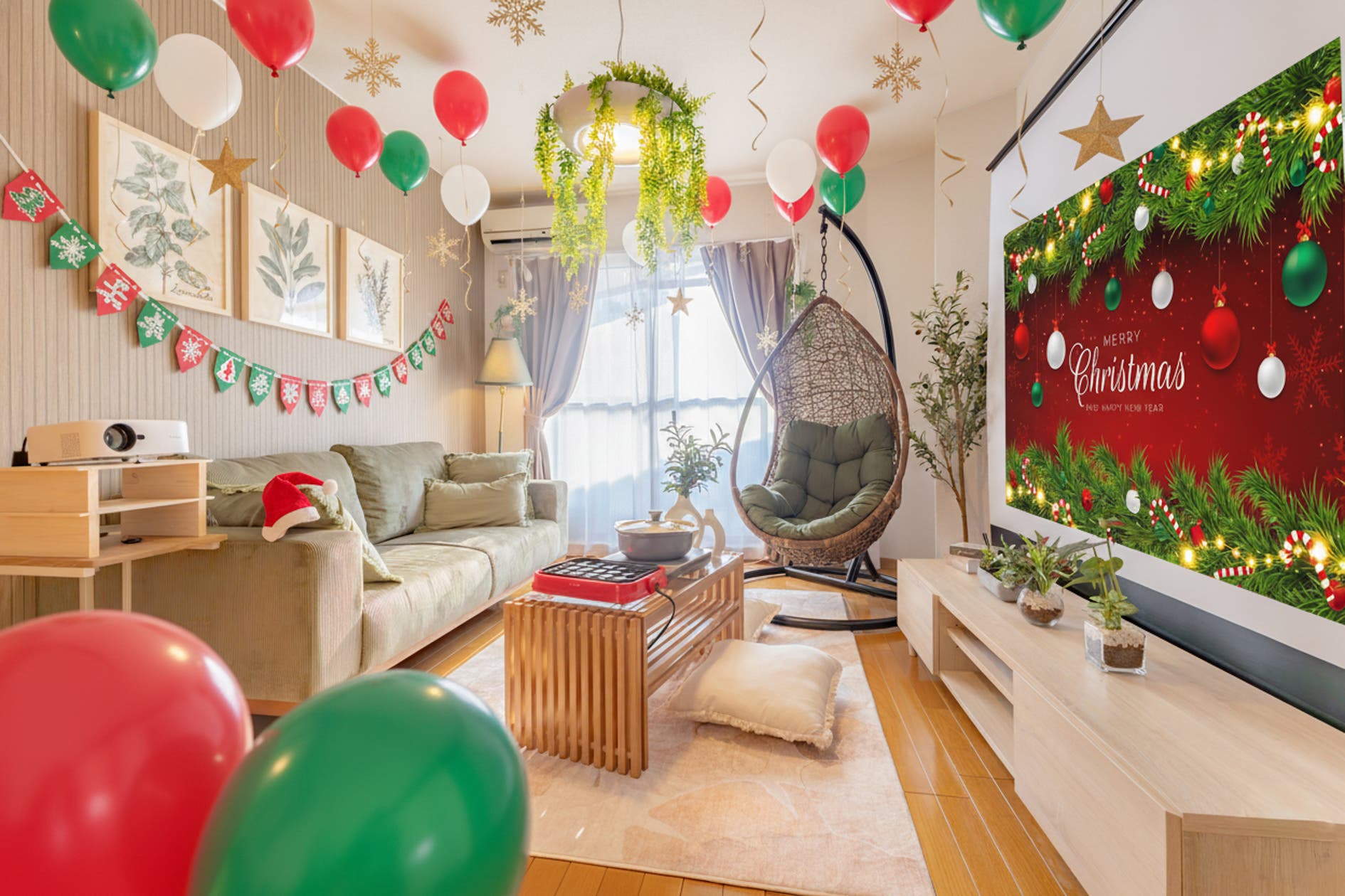 【🎄クリスマス＆忘年会🎅】福島駅 徒歩スグ！駅チカ⭐️最高級ソファで癒しの空間⭐️パーティースペースの写真1