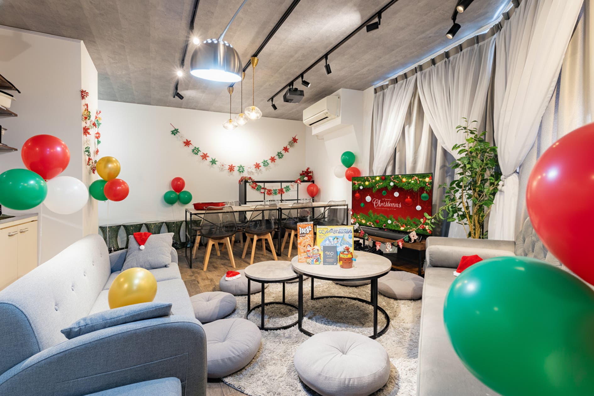 【🎄クリスマス＆忘年会🎅】東梅田駅 徒歩3分！⭐️高級ソファで贅沢な時間を…⭐️最高級パーティールームの写真1