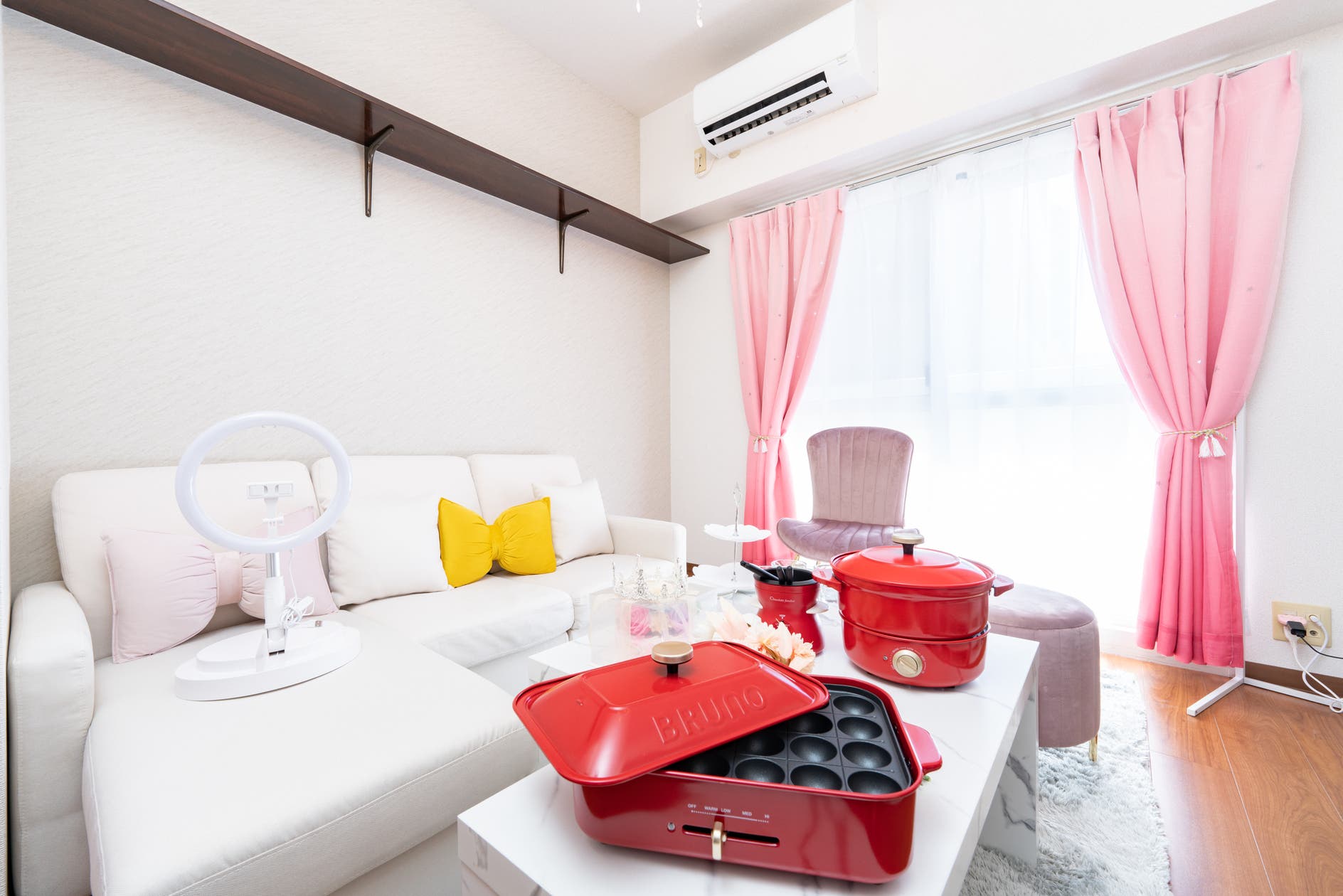 【名古屋駅5分】女子会💎ホームパーティー🍽飲食OK／夜間利用🌃！65インチTV完備の写真4