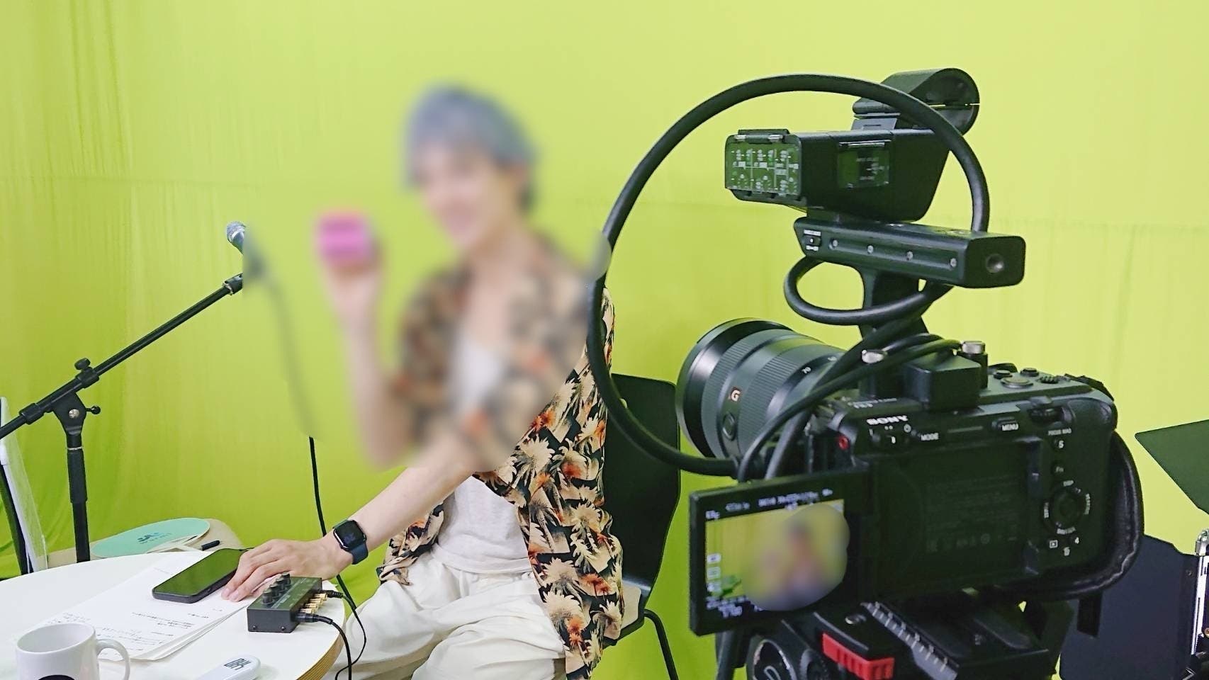 【手ぶらでok！】グリーンバック撮影やライブ配信に特化したミニスタジオ/中野駅近/中野ブロードウェイ2Fの写真9