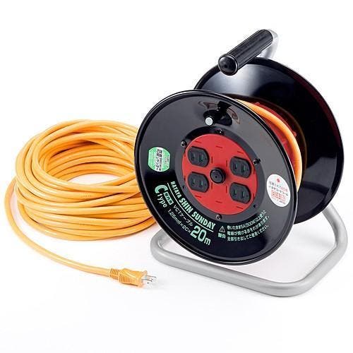 20ｍ電源　延長コード（ドラム）の画像1
