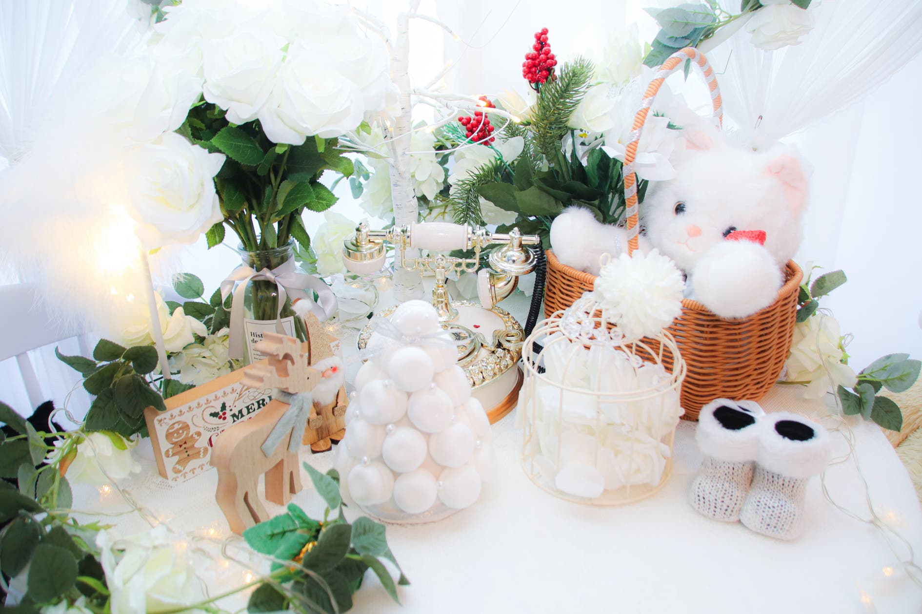 要町駅徒歩4分の可愛いレンタルスペース♡ホワイトクリスマスルーム🎄ポートレート撮影🤍コスプレ🤍推し活🤍女子会の写真6