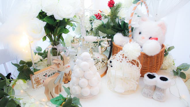 要町駅徒歩4分の可愛いレンタルスペース♡ホワイトクリスマスルーム🎄ポートレート撮影🤍コスプレ🤍推し活🤍女子会の写真6