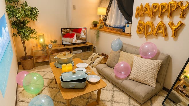 【koburi⑪】🉐ゴミ捨て無料🙆♀️24時間🈺ベストホスト賞受賞スペース🏆毎日清掃🧹大宮東口6分🚃パーティ🎊女子会🎂ネトフリの写真1