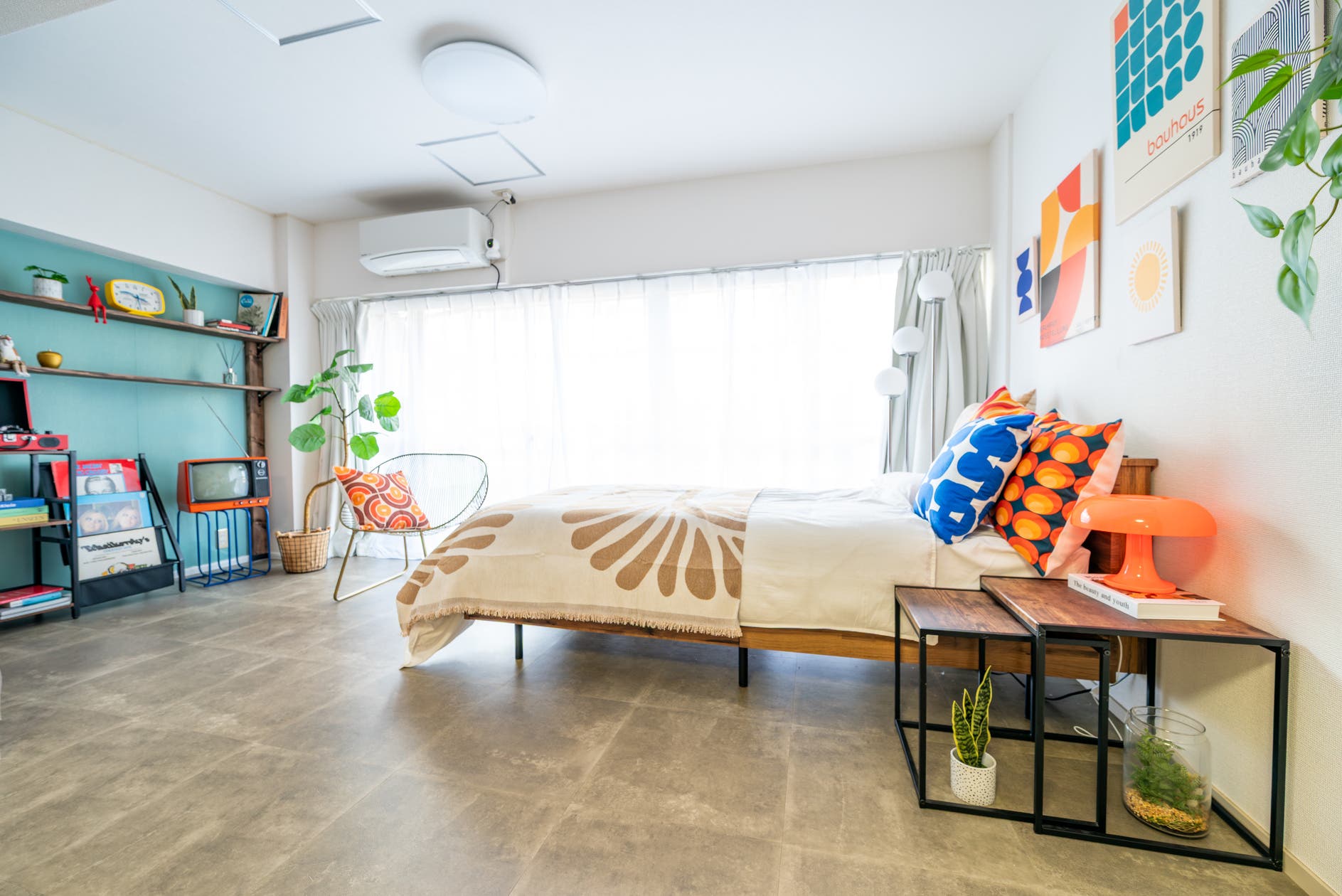 🆕OPEN 20%OFF📣新大久保駅4分｜レトロでポップなデザインハウス｜自然光×リビングダイニング｜ポートレートの写真2