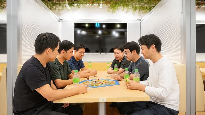 🌟勉強会に最適🌟【秋葉原駅徒歩2分|定員6名半個室|5G(2階)】テスト勉強/無料Wi-Fi/電源/55inモニターの写真10