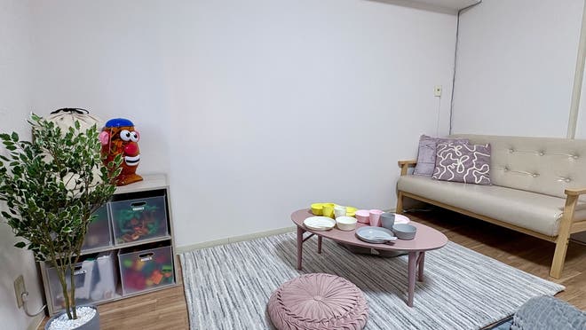 リニューアル✨ラグソファ✖️超大画面プロジェクター🎥冬はこたつでチルしよ?🐣DVD、地デジ視聴🆗ゴミ処理無料🙆♀️の写真6