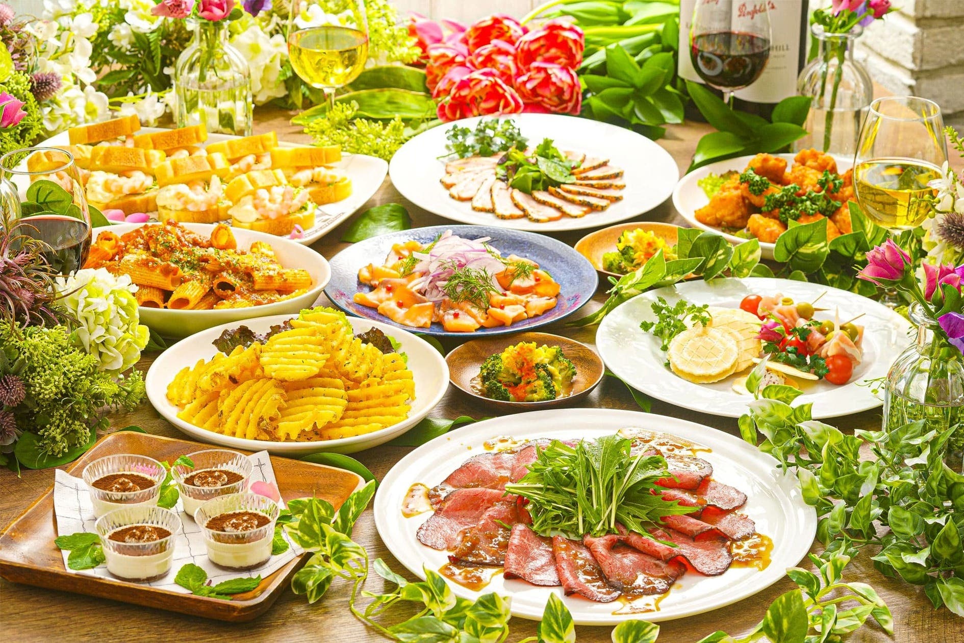 【プレミアムプラン11品】2時間飲み放題付の画像1