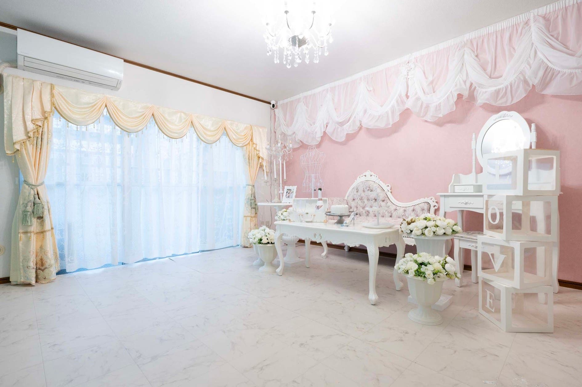 新規OPEN🌟Pink&Blue❣️天神・赤坂２面背景🎀姫系撮影スタジオ｜南向き｜ポトレ｜コスプレ｜推し活｜配信｜商用利用の写真7