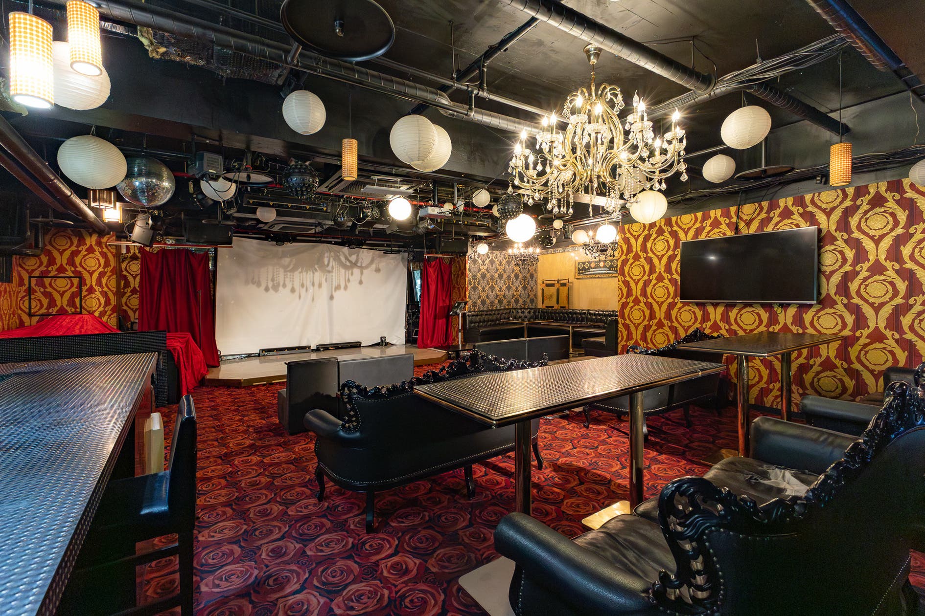 【なんば駅徒歩5分】パーティースペース_兎と薔薇‗24時間利用可能⏰バーカウンター付き！🍺【🎄クリスマス＆忘年会🎅】の写真2