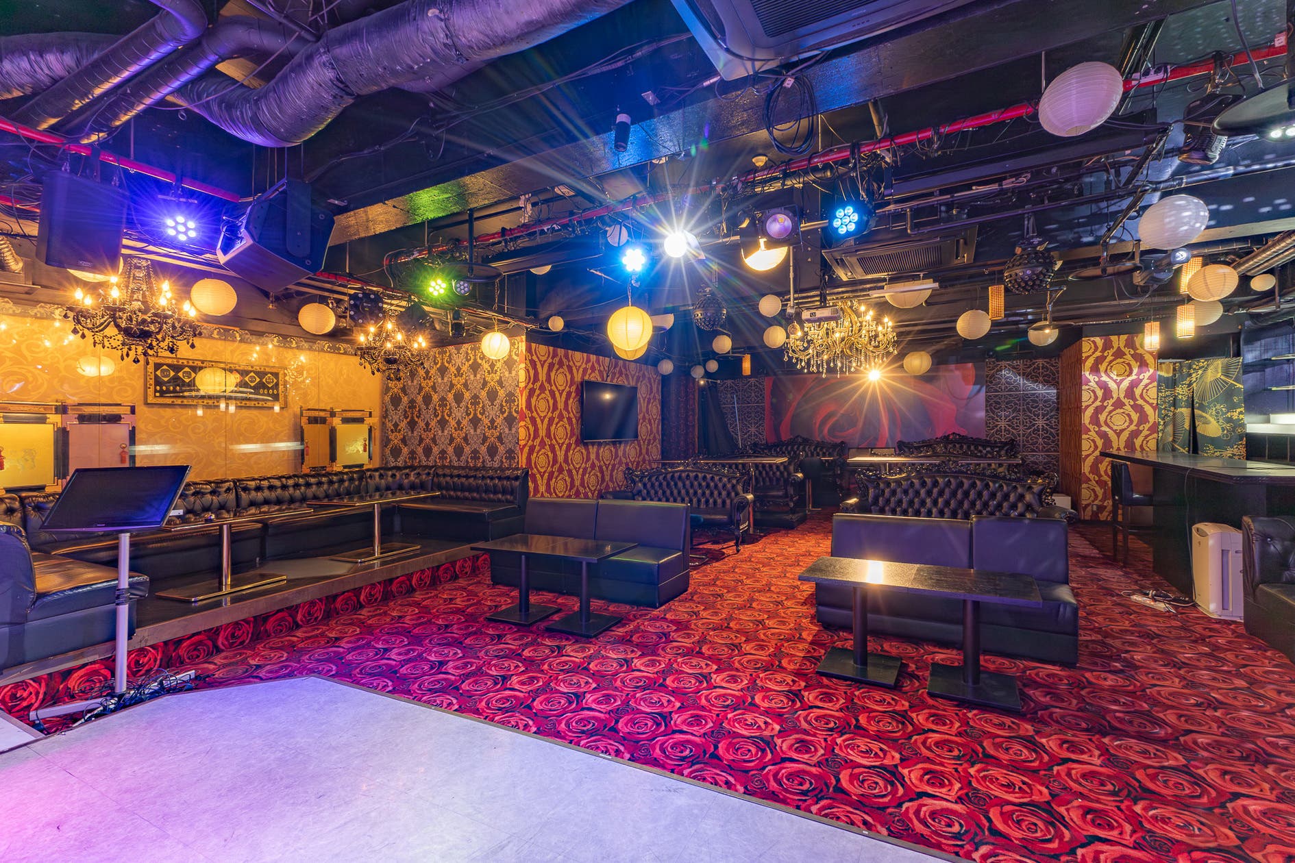 【なんば駅徒歩5分】パーティースペース_兎と薔薇‗24時間利用可能⏰バーカウンター付き！🍺【🎄クリスマス＆忘年会🎅】の写真12