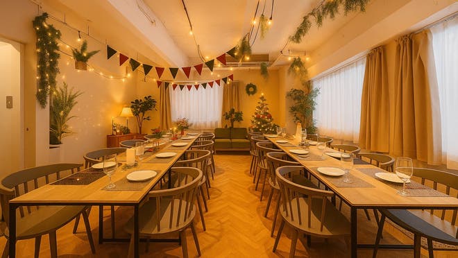 #グラピンGoburin【秋葉原】最大35名🉐駅4分クリスマス🎄忘年会🤶🥳女子会💗推し活・撮影📷24H・飲み会の写真1