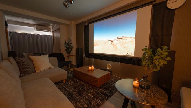 【大画面で映画・ライブ鑑賞】大船駅4分🚶最高画質4Kプロジェクター・超特大100インチスクリーン・最高音質で映画鑑賞🍿の写真10