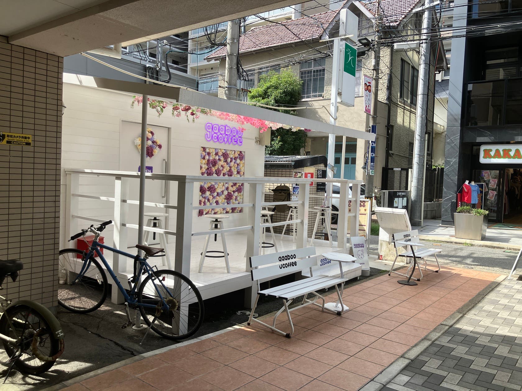 【週１〜 間借りもOK】　大名エリア　テラス付きカフェ　撮影やpop upなどに　●路面店の写真3