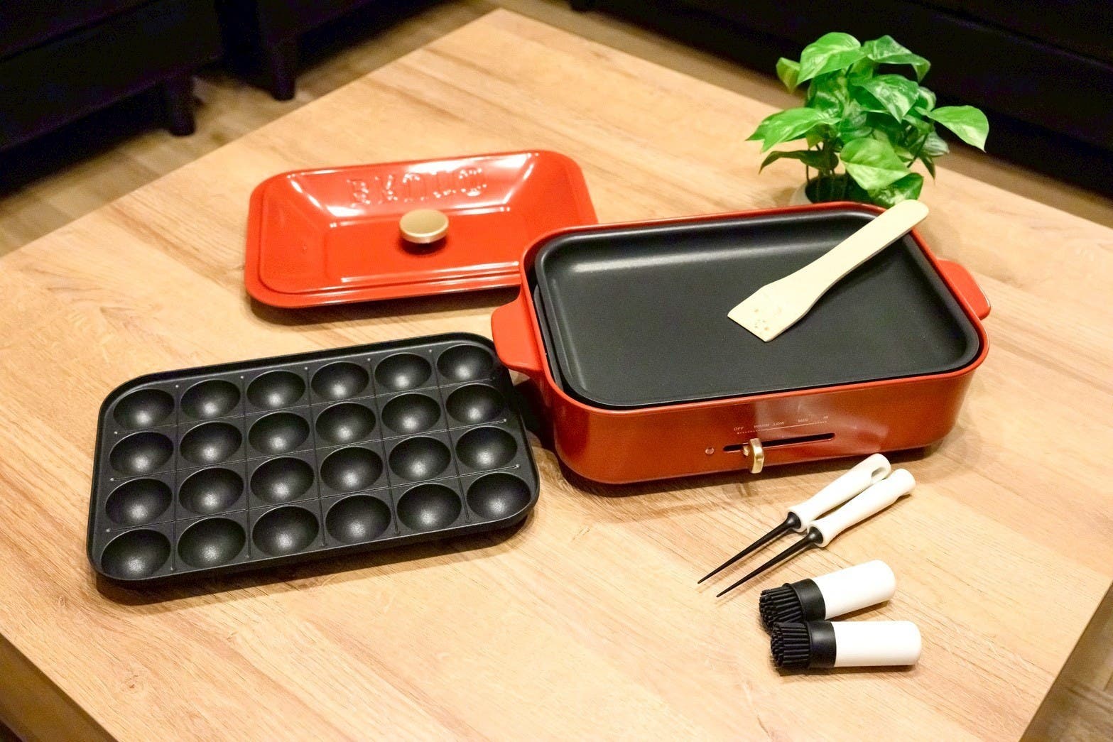 🌟BRUNOホットプレート(たこ焼き24個🐙) の画像1