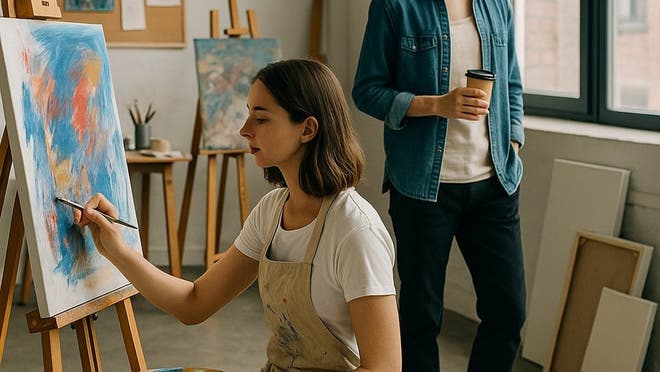 芸術・クラフト制作や展示、多人数レッスンに最適な高知中心部の広々アトリエの写真1