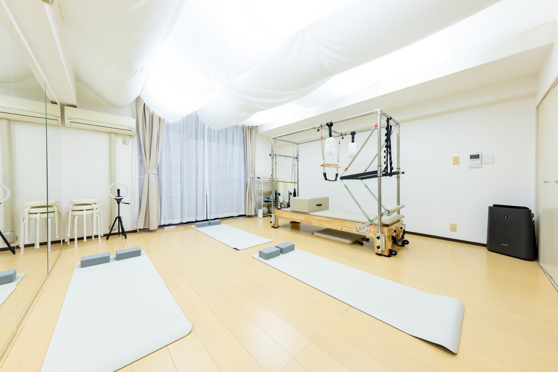 オープン特価800円🎉【横浜エリア|東神奈川駅５分】ピラティス・ヨガ・ダンス等の練習、レッスン等に👍|ピラティスマシン設置の写真8
