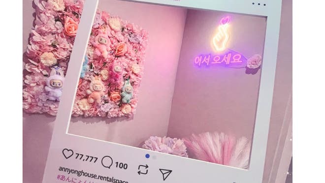 NEW🎉🎀映え確定💗韓国カフェ風ピンクインテリア💗北松戸4分💎女子会/誕生日会/推し活/プロジェクター📽️24時間🆗の写真29