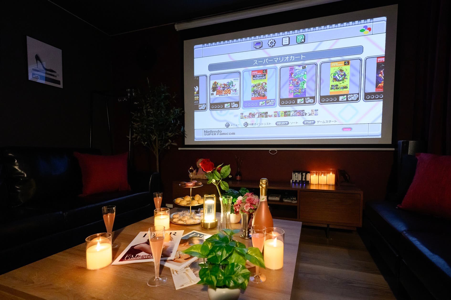 25.11月OPEN🌹心斎橋駅4分✨ラグジュアリー空間で女子会やデート💕100㌅大画面で高画質&高音質 本格シネマ体験🎥✨の写真14