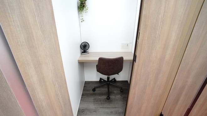 <NOB仙台駅西口No.3>完全個室ワークブース💼Wi-Fi📶電源🔌テレワーク/ZOOM/面接/自習/作業の写真2