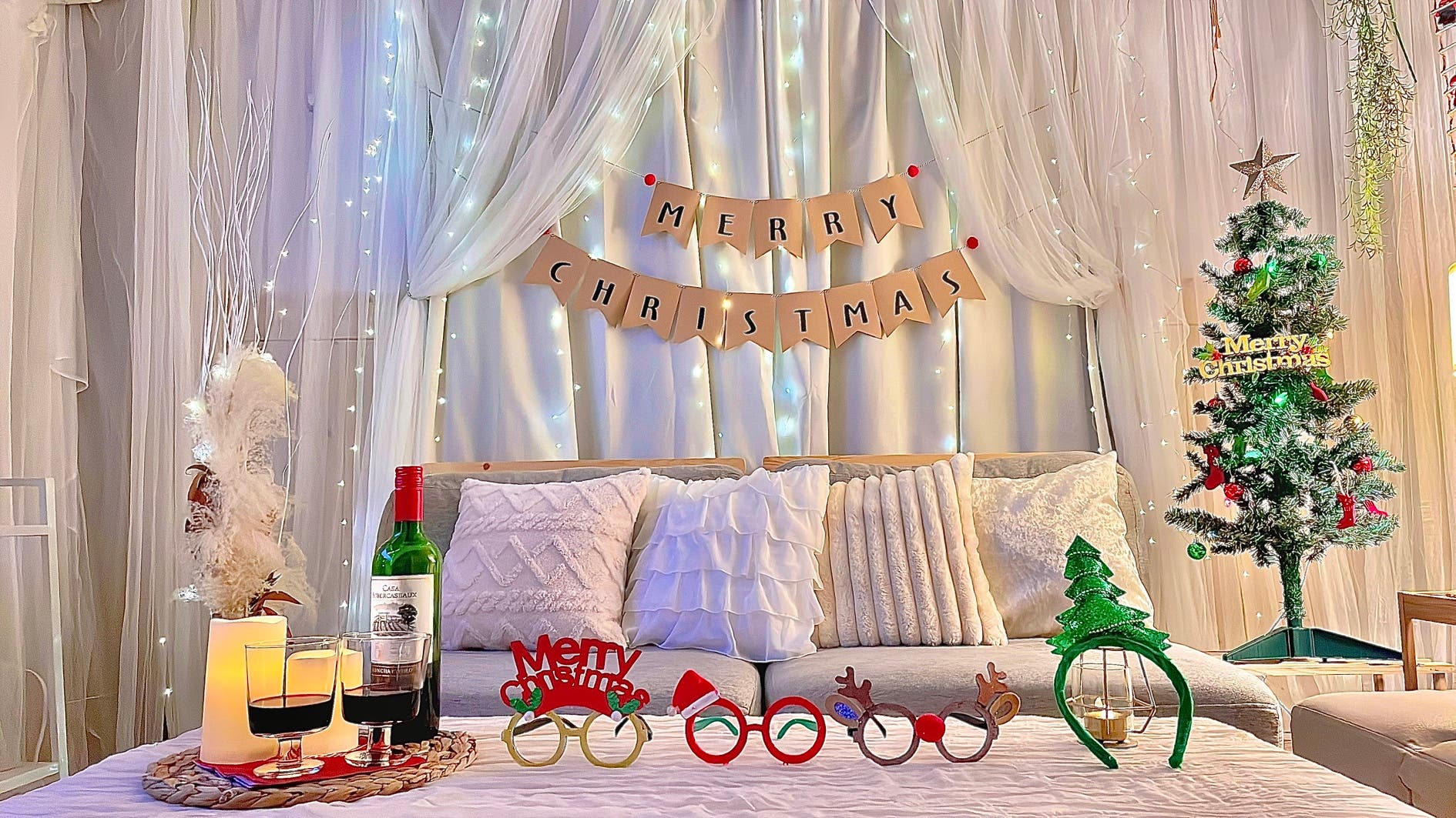 🎅クリスマス装飾中🎄100㌅特大シアター🎬ゴミ捨て無料✨烏丸駅３分/スーパーコンビニ1分/デート💑女子会🍷推し活💕の写真3