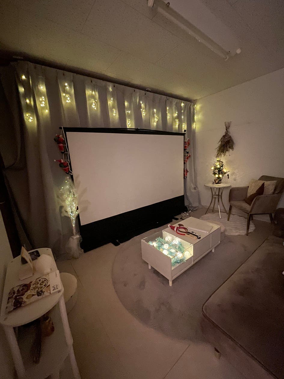 クリスマス仕様中🌲❤️八女の隠れ家🤍映画鑑賞🎥パーティーゲーム🎮デート💓推し活👸作業スペース💻お誕生日会🥳の写真1