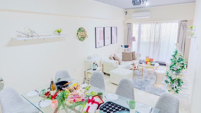 ◎心斎橋徒歩5分✨アメ村三角公園目の前🍀24H最大15人🆗1Fコンビニ🎉クリスマスパーティーにぴったり🎄の写真1