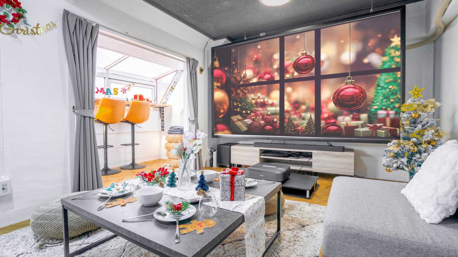 スペモ🪴クリスマス🎄学割🧑‍🎓映画鑑賞🎥プロジェクター📽️パーティー🎊飲み会🍺604_MOLE日吉の写真8