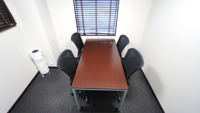 <UPオフィス高輪台会議室 1001号室>高輪台駅徒歩1分🚃4名収容🪑光回線Wi-Fi📶会議/商談/面談/テレワークの写真4