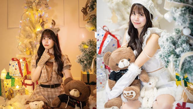 【クリスマスキャンペーン】クリスマスブース設置 自然光 白スタ ドライフラワー🎃ポートレート、コスプレ、女子会、パーティの写真3