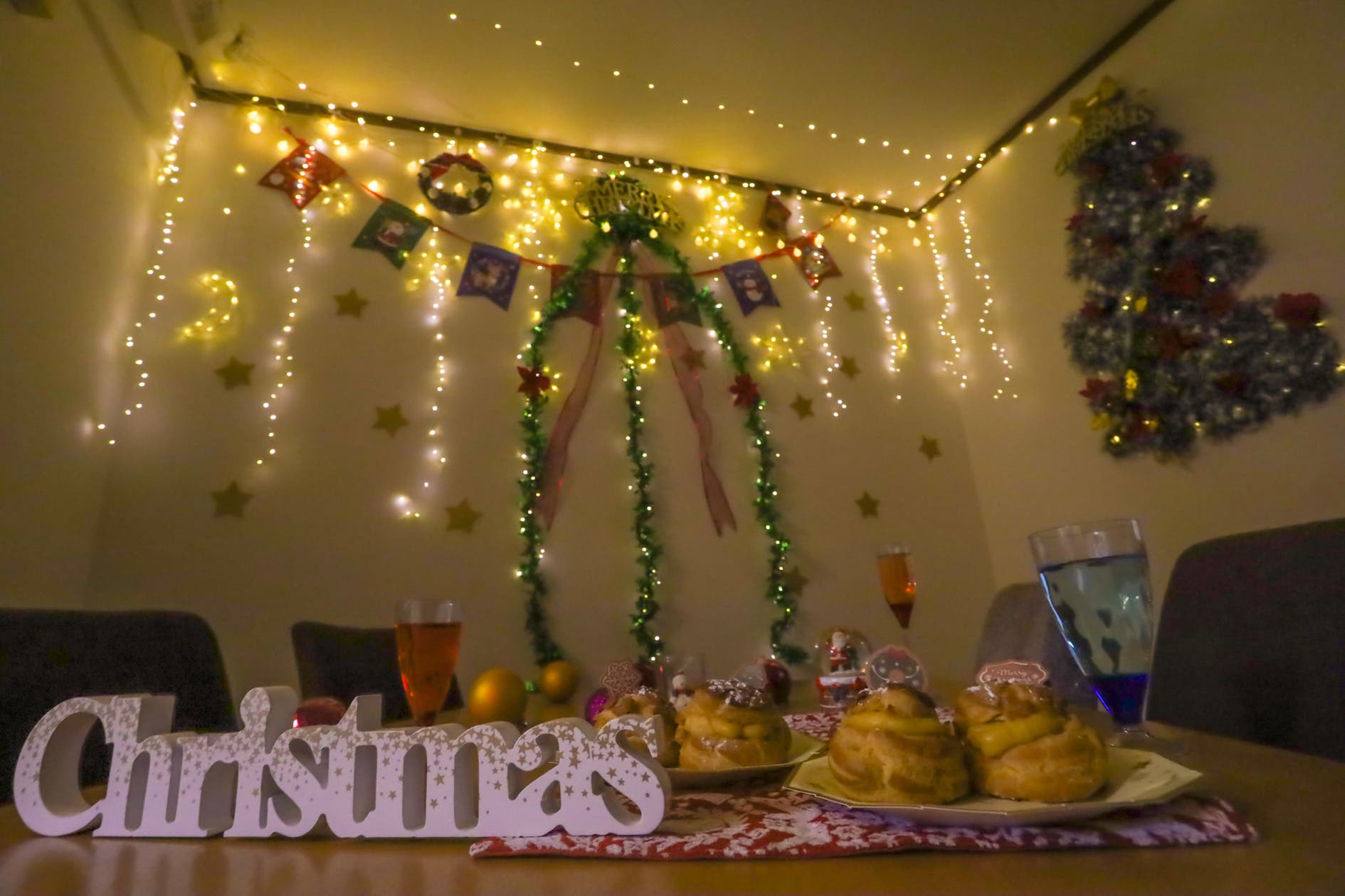 🌟【金山駅徒歩3分】クリスマス仕様のお部屋貸切✨声で点灯！誕生日・女子会・推し活・撮影に💖キッチン&夜景もの写真5