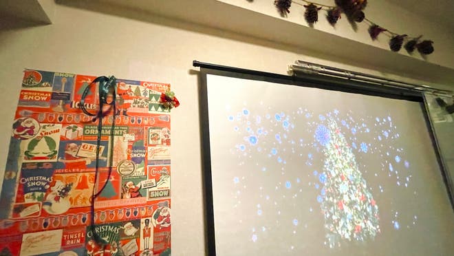 クリスマス装飾🎅【1日予約が得】新宿10分🍍ボードゲームやマダミスで遊べる個室空間🎲映画鑑賞や飲み会、おうちデートにも🍷の写真2