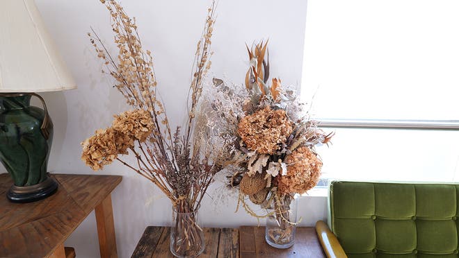 代々木ヴィンテージマンション内の自然光と木とドライフラワーに包まれたの空間の写真20