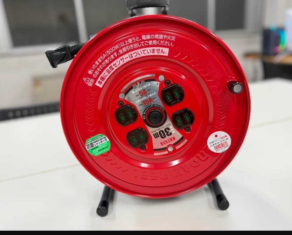 30ｍ電源　延長コード（ドラム）の画像1