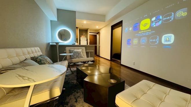 New!LuxurySweet East72 最大15人、アラジンで映画鑑賞が可!パーティー、ママ会など、箱崎宮前徒歩3分の写真1