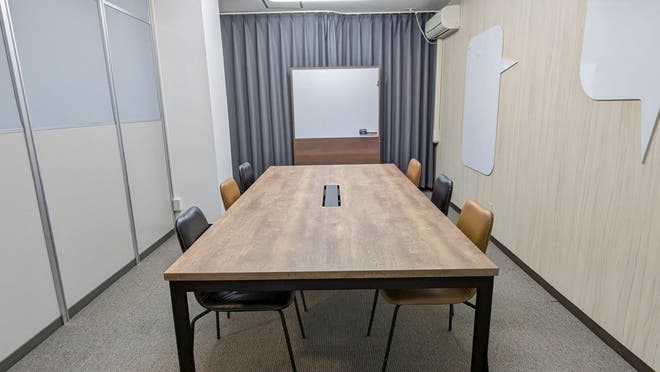 広瀬通【3階3-C会議室】テレワーク・動画撮影/ミーティング/ワークショップ/24時間OK/6名様用 の写真4