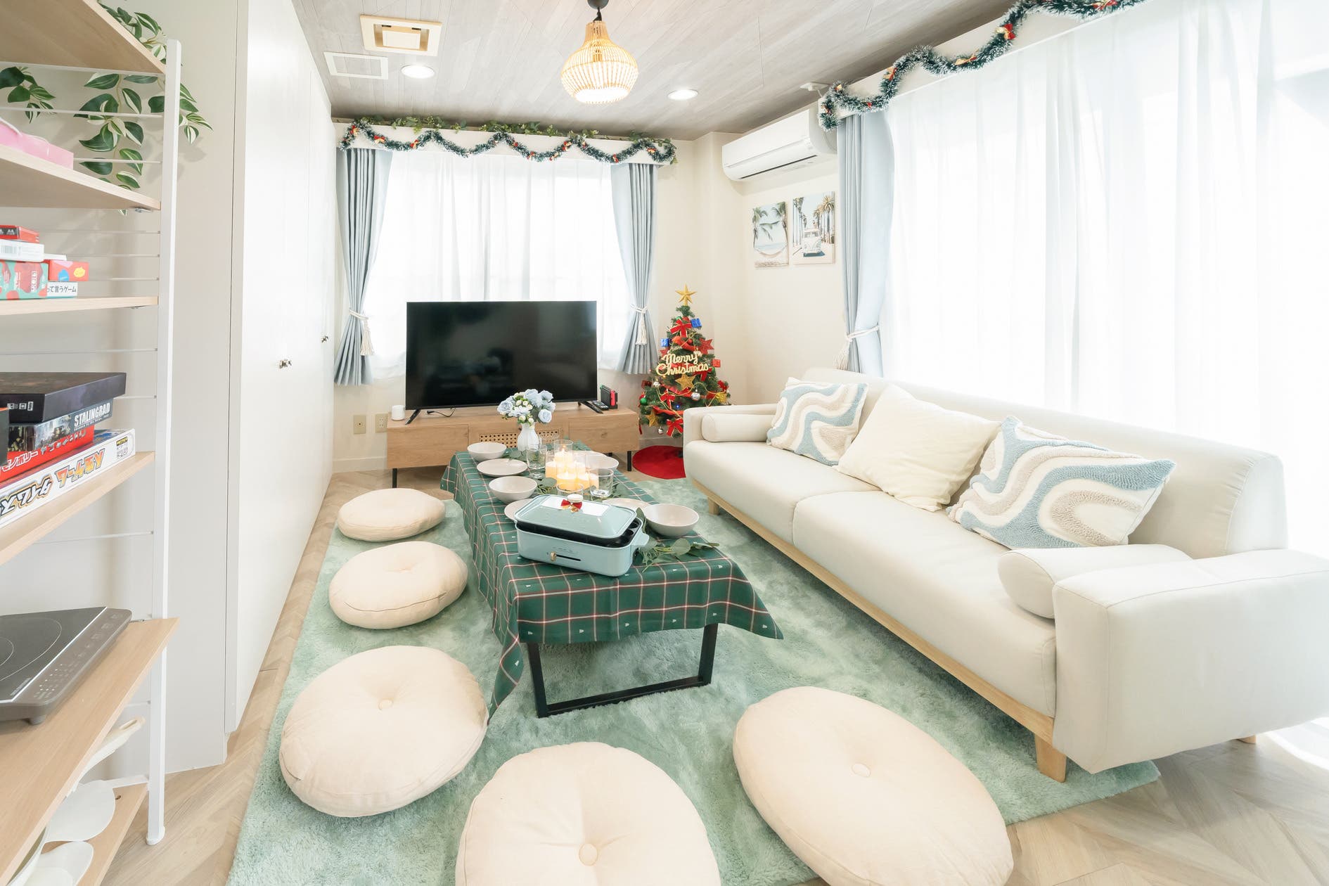 【2025年11月オープン記念割💰】駅3分✨Netflix＆U-NEXT見放題📺クリスマス🎅忘年会🍺女子会♥ボドゲ13種の写真1