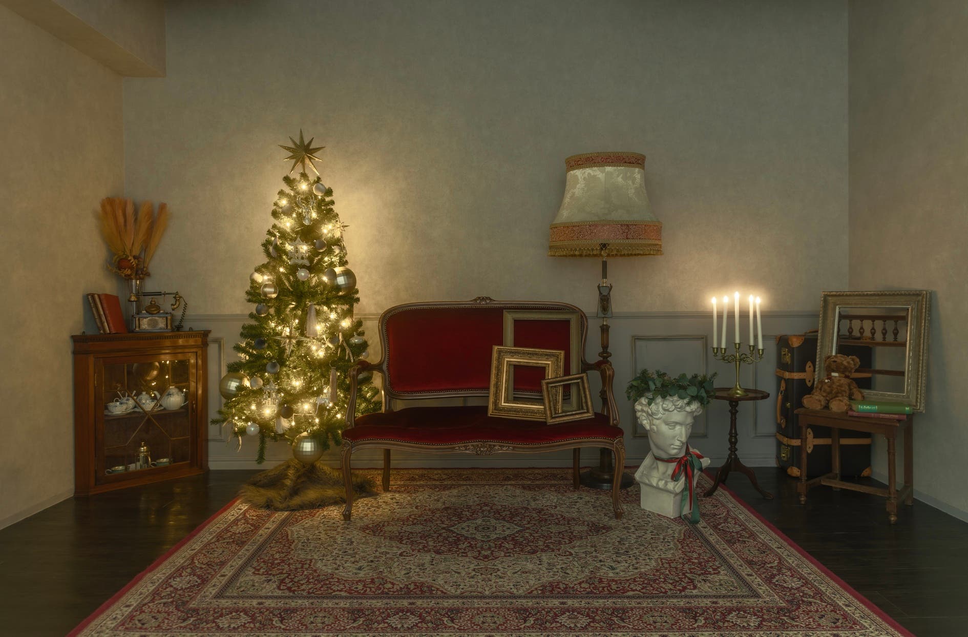 【新宿区】自然光差し込むアンティーク調スタジオ｜駅徒歩4分｜クリスマス装飾🎄多数｜広告｜アパレル｜作品撮りなどの写真4