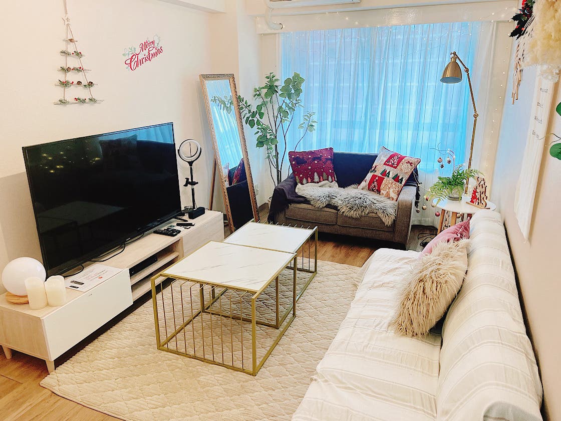 新宿駅1分🎄クリスマス👩女子会🎤推し会🐙たこ焼き📷撮影🍲お鍋📺55型の大型テレビ（Fire tv付）の写真2