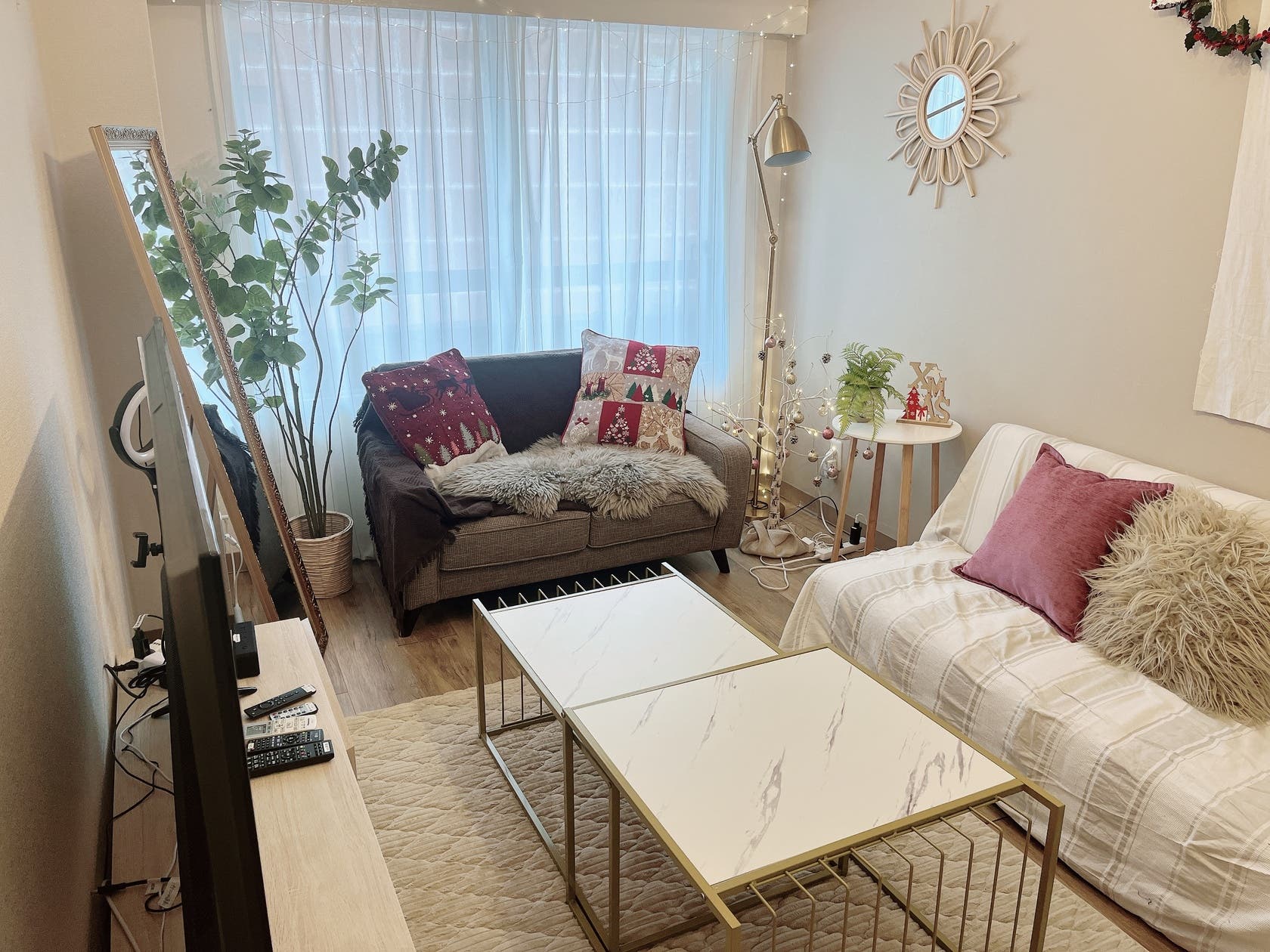 新宿駅1分🎄クリスマス👩女子会🎤推し会🐙たこ焼き📷撮影🍲お鍋📺55型の大型テレビ（Fire tv付）の写真4