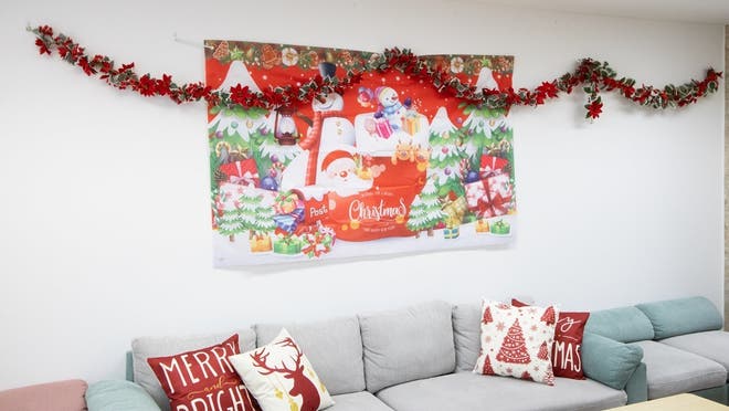 クリスマス🎅🎄新宿御苑前駅徒歩4分 広々としたパーティルーム 💛女子会💚推し活💗 📺55インチ大型テレビの写真10