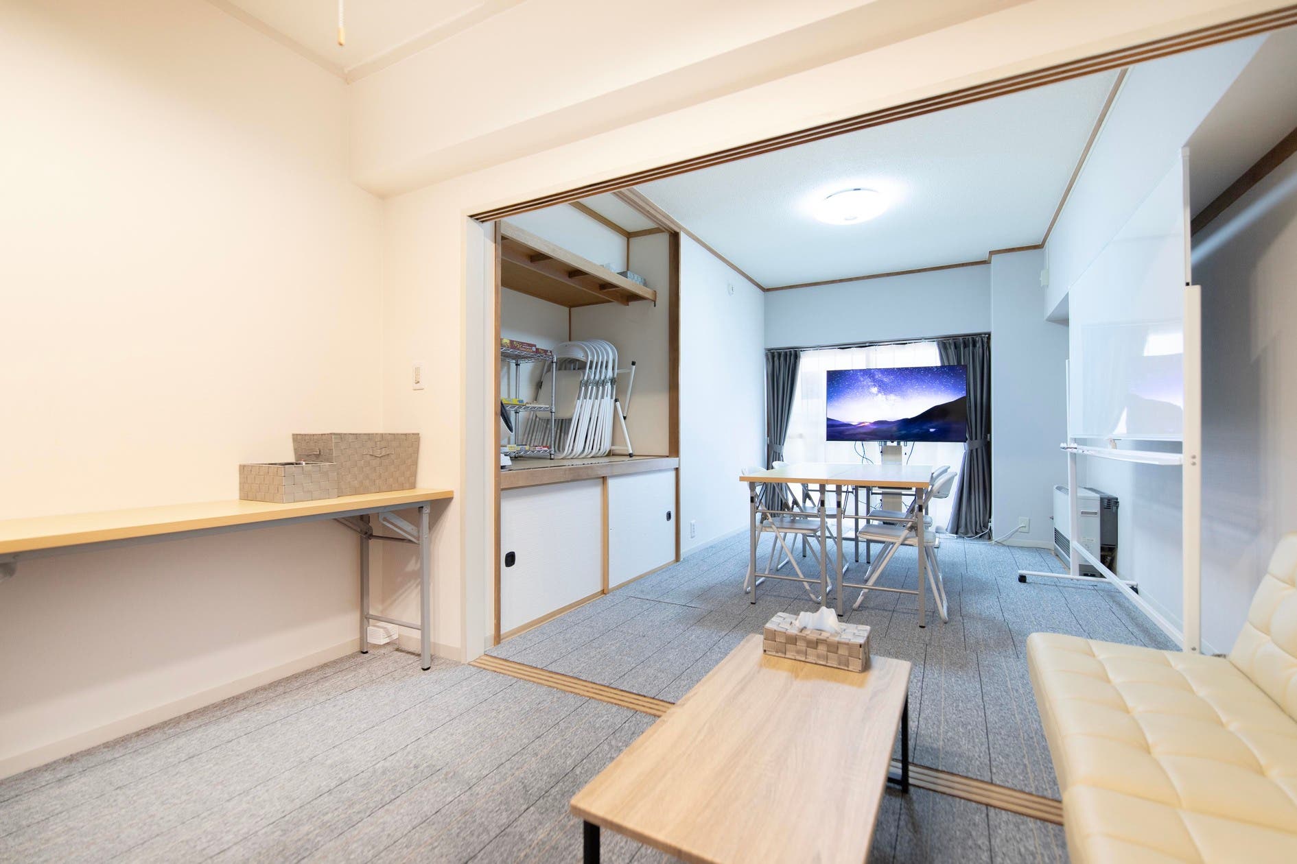 ✨地域最安値挑戦✨【狸小路徒歩1分・会議orパーティ】大型TVで大人気ゲームや動画鑑賞🎵『410』の写真6