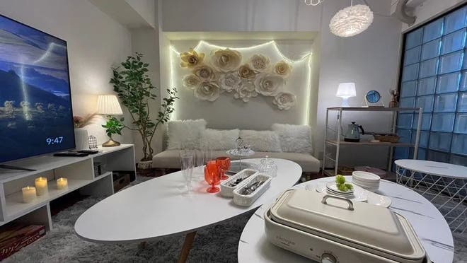 🌹心斎橋なんば徒歩圏!デート・女子会・推し活・生誕祭・映画鑑賞会など全部叶う映えレンタルスペース🌹の写真19