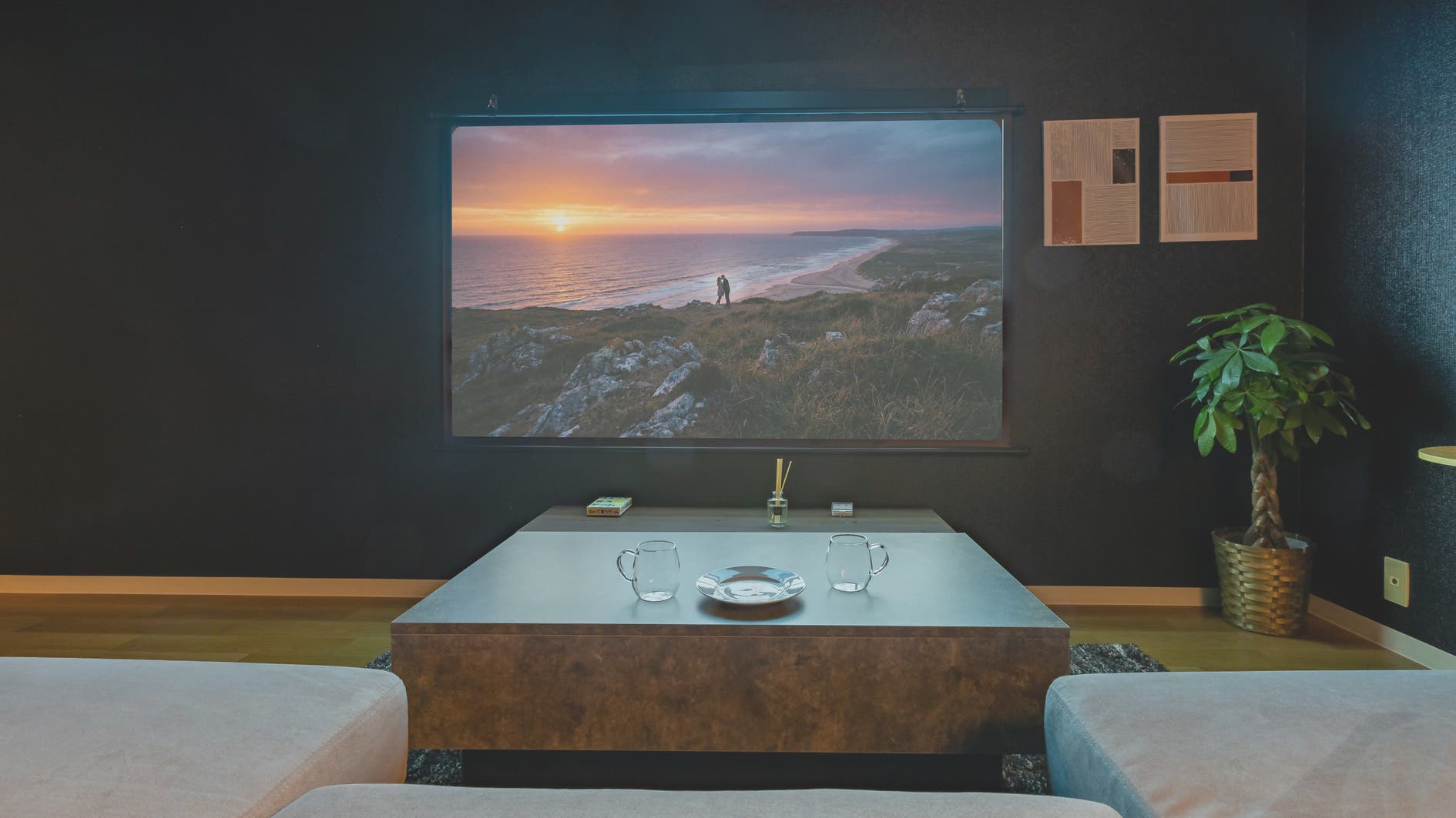 スペモ🎥駅徒歩3分🚶‍♀️まったりデート❣️プロジェクター🎞️プライベート空間で映画鑑賞💕👀805_CINEMA天王寺の写真5